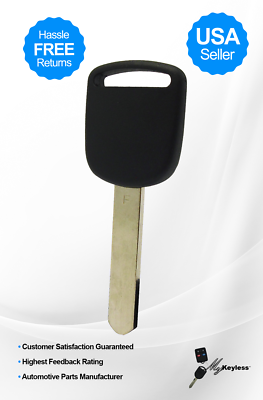 New Honda CRV Civic Replacement Uncut Transponder Chip Ignition Key ...