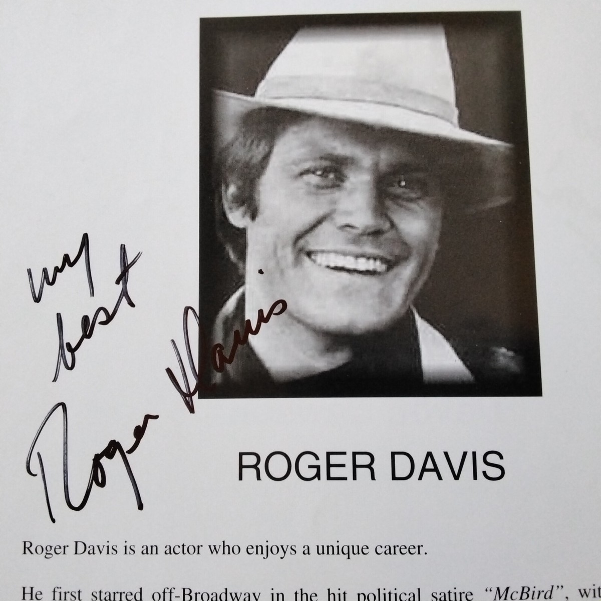 Roger Davis Actor