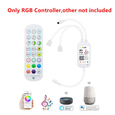 5-24V 4PIN RGB Controller For LED Strip Lights WiFi Works with Alexa ...