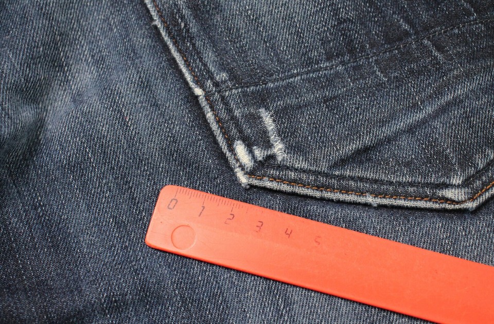 G-STAR Radar Slim Jeans Men W32/L32 Whiskers Bleached Denim Blue | eBay