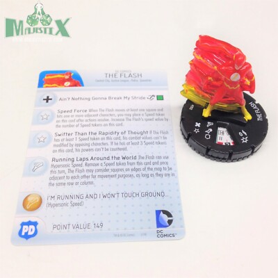 Heroclix The Flash set The Flash (Barry Allen) #202 Gravity Feed figure ...