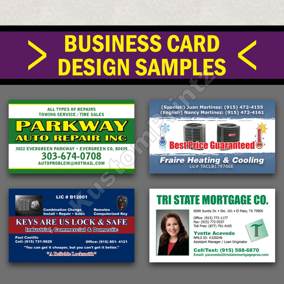 500 CUSTOM FULL COLOR BUSINESS CARDS | 16PT | MATTE DULL FINISH | FREE ...