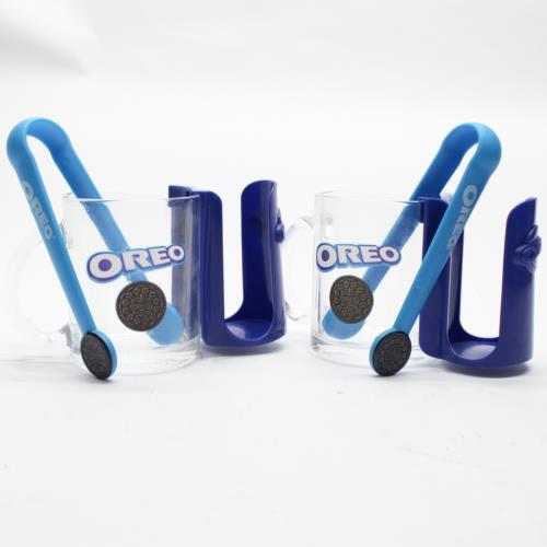 Oreo Glasses Ultimate Dunk Glass Mug Set With Removable Cookie Holder ...