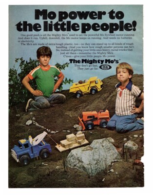 Vintage 1970s magazine print ad The Mighty Mo's Ideal toy trucks | eBay