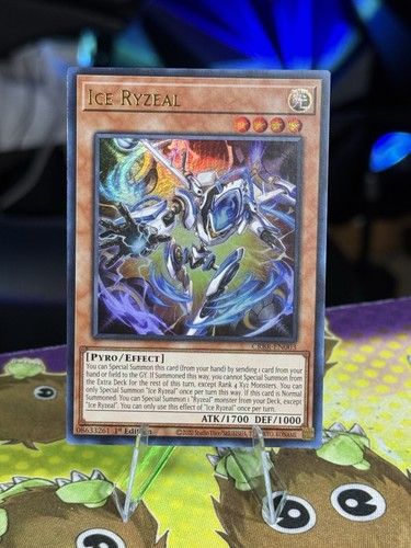 Yu-Gi-Oh! CRBR-EN003 Ice Ryzeal Ultra Rare 1st Ed | eBay