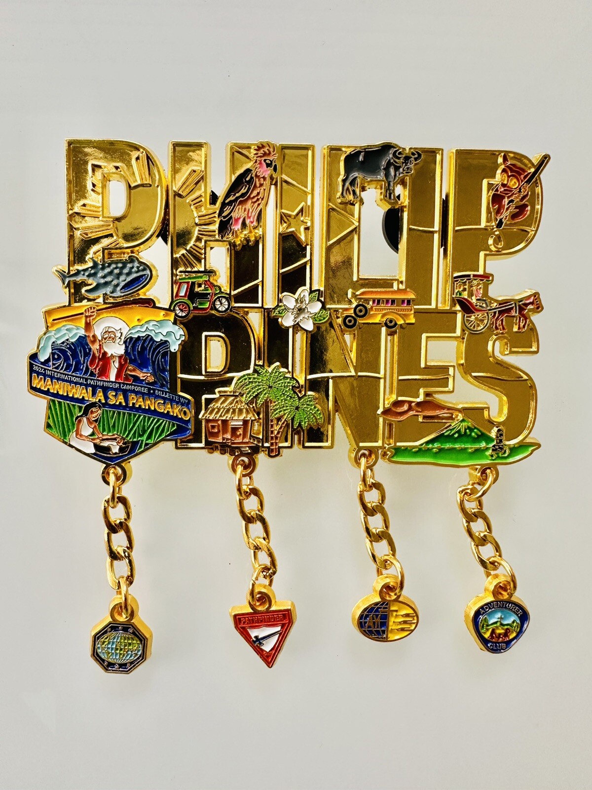 Believe The Promise 2024 SDA Pathfinder Camporee Pins 🇵🇭 Dangler Set of ...