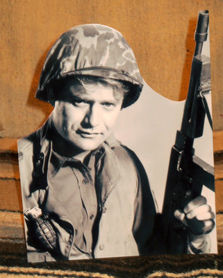 Combat TV Show US Army "Sgt Saunders" Tabletop Display Standee 10" Tall ...