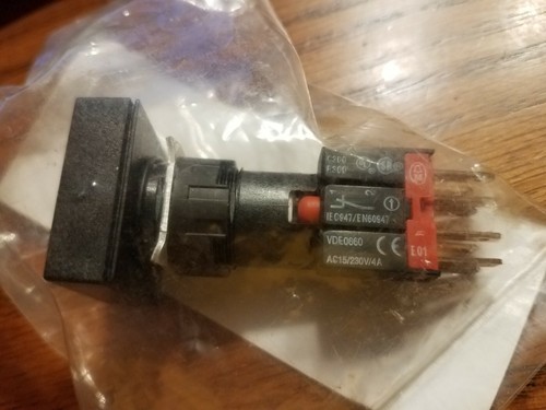 Fanuc Control Feed Hold button switch Red Q25LT-RT-E01/24/USB NEW | eBay