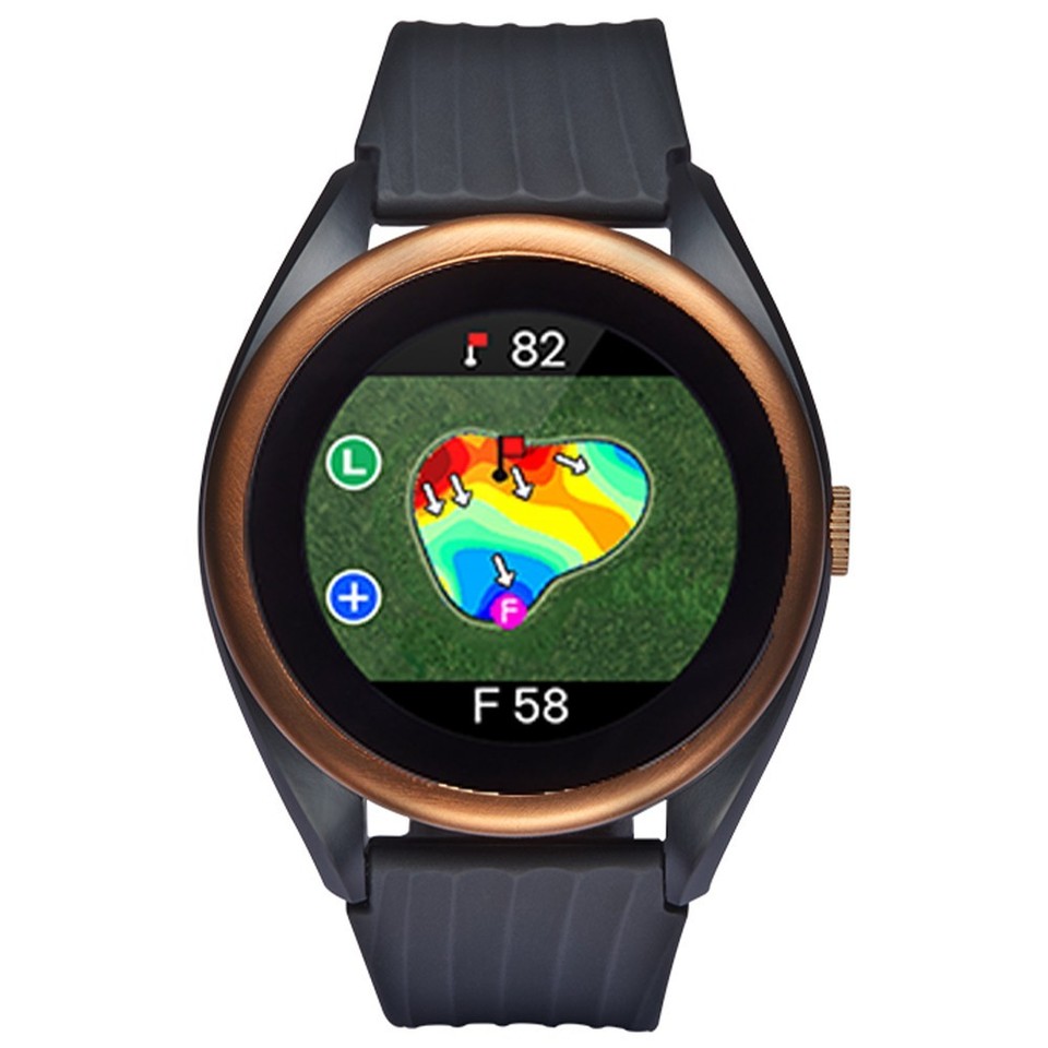 Voice Caddie T8 Golf GPS Watch with Green Undulation Touchscreen V.AI 3 ...