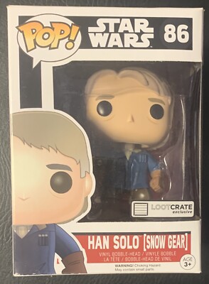 Han Solo Snow Gear Funko Pop Vinyl #86 Star Wars New | eBay
