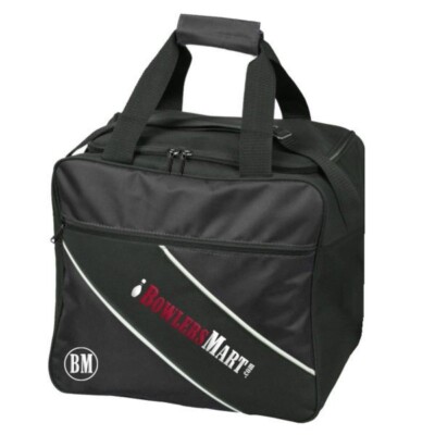 BowlersMart Essential 1 Ball Single Tote Black Bowling Bag | eBay