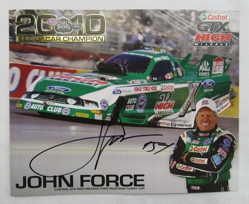 John Force Signed Auto Autograph 8x10 Photo XXXI | eBay