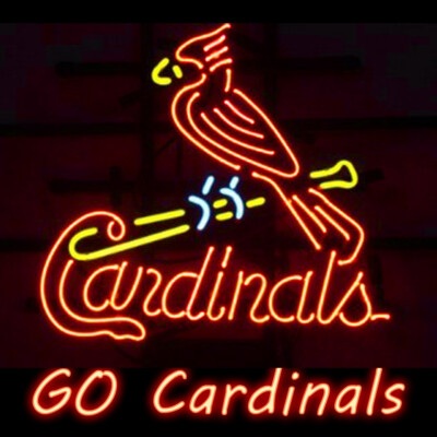 St. Louis Cardinal Beer Neon Sign 19"x15" Lamp Bar Sport Pub Wall Deocr ...