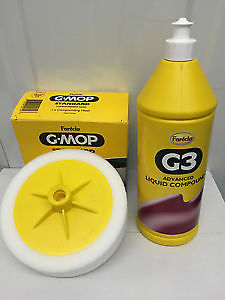 Farecla G3 Advanced Liquid Compound 1L + G Mop Polishing Compound Kit ...