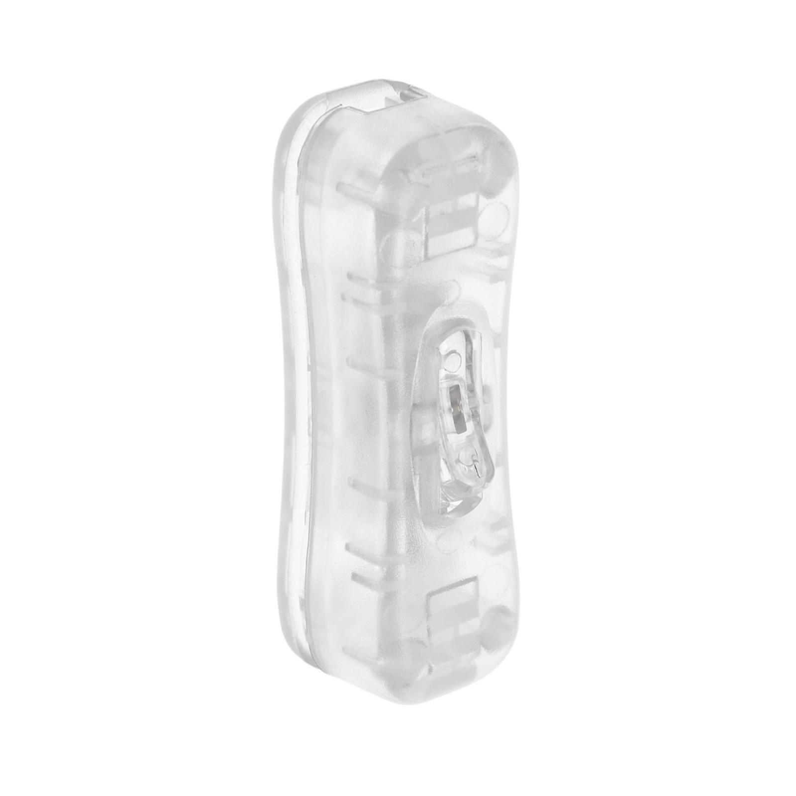 Inline Cord Switch AC 250V 2A SPST Lamp Light Rocker Switch Clear 2pcs ...