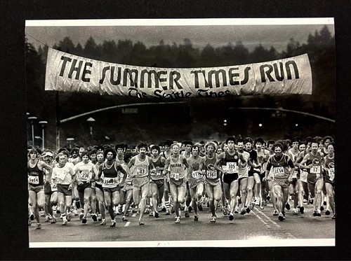 1979 Seattle WA Summer Times Fun Run Starting Line Take Off Vintage ...
