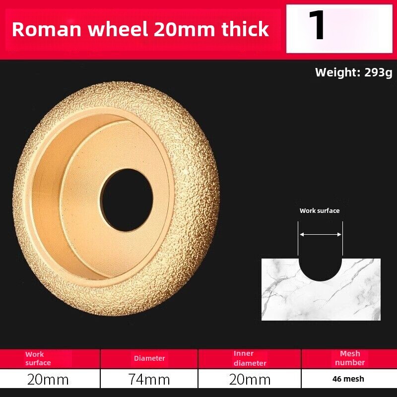 MX Roman Column Semi-Circular Groove Grinder Grinding Wheels DIsc ...