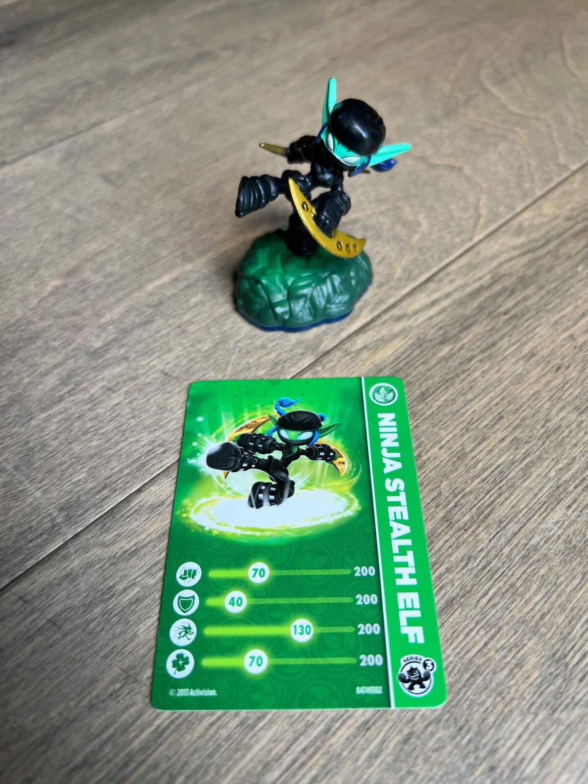 Activision Skylanders Swap Force Ninja Stealth Elf Figure + Card + FREE ...