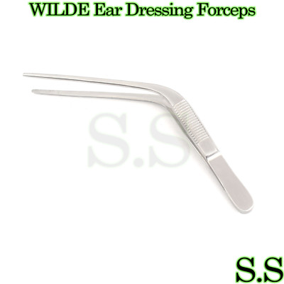 WILDE Ear Forceps 5.00" ANGULAR WITH SERRATED TIPS Surgical Instruments ...