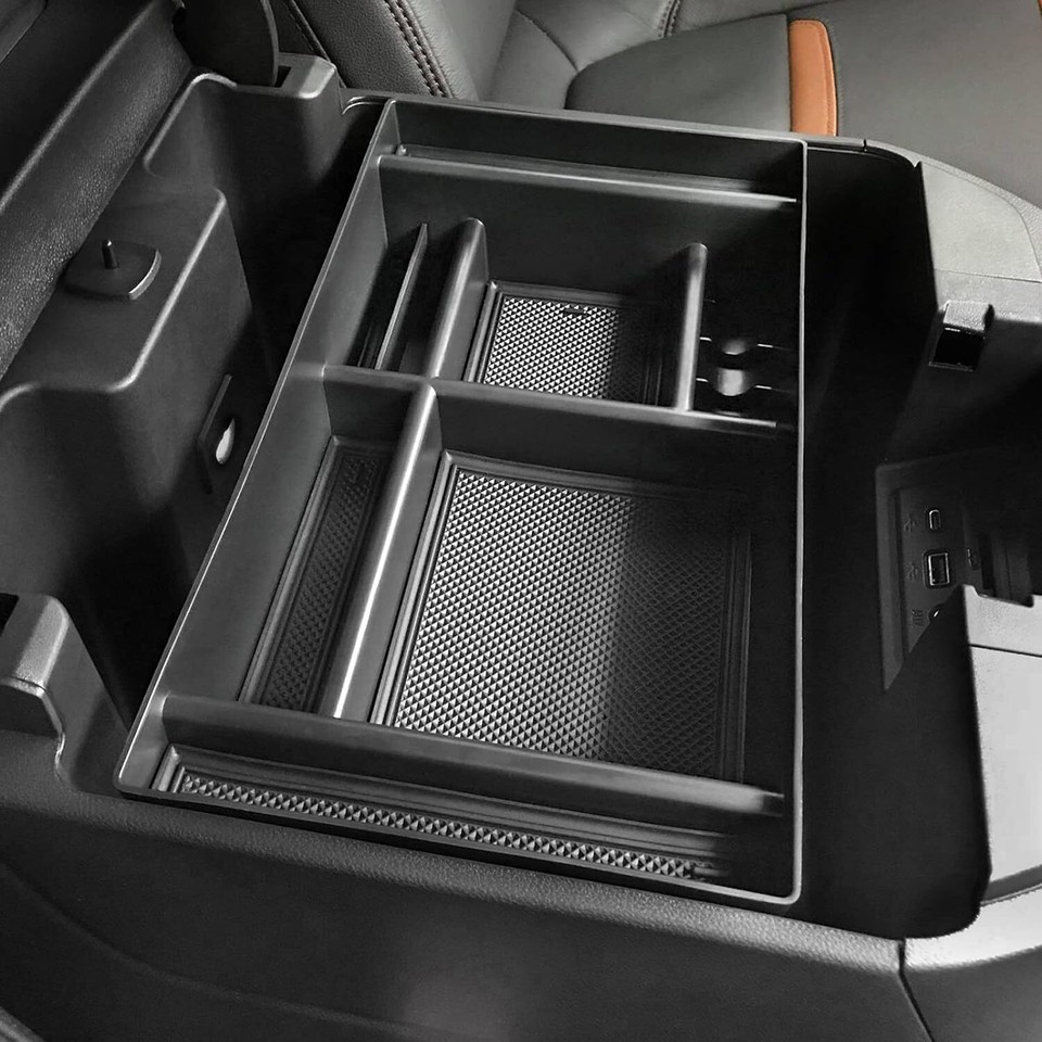 For 2019-2024 Chevy Silverado Pickup Center Console Organizer Tray ...