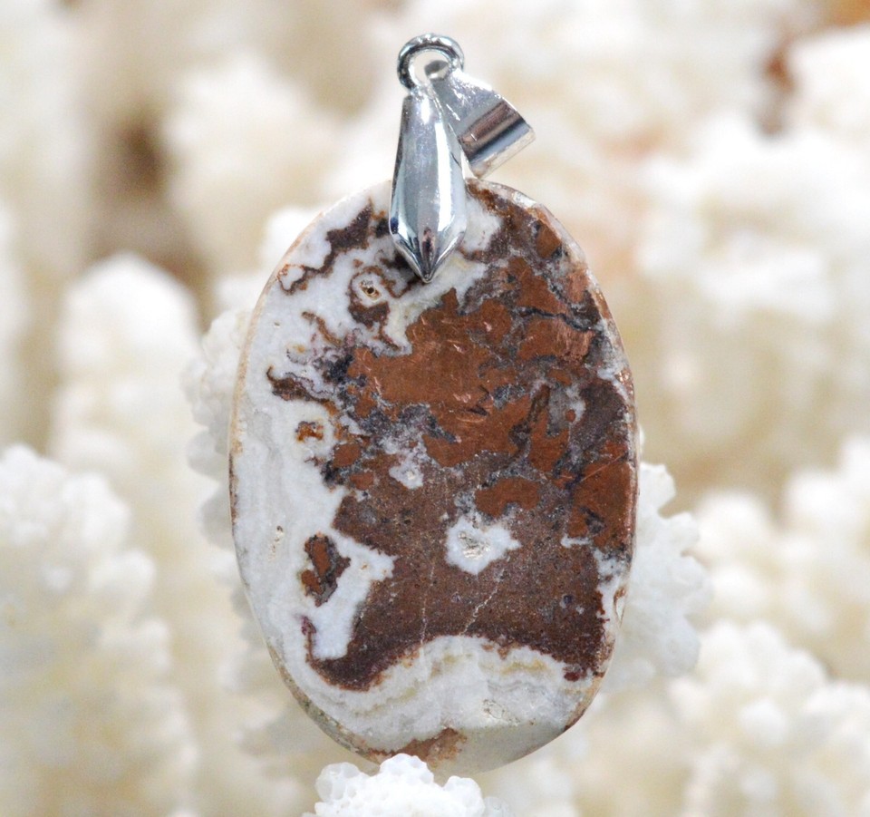 Copper Native & Dolomite 56 Gold - Pendant Cabochon Stone Natural - US ...