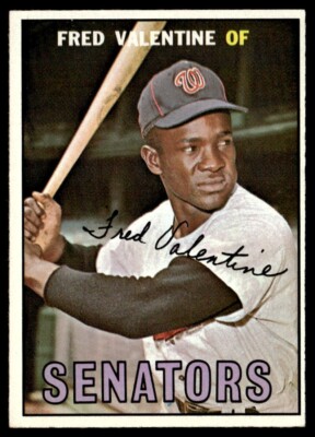 1967 Topps Baseball #64 Fred Valentine Washington Senators | eBay