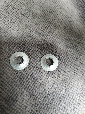 Dryer Roller Wheel Axle Push Nut clip SILVER Set (2) # WP90296 FREE ...