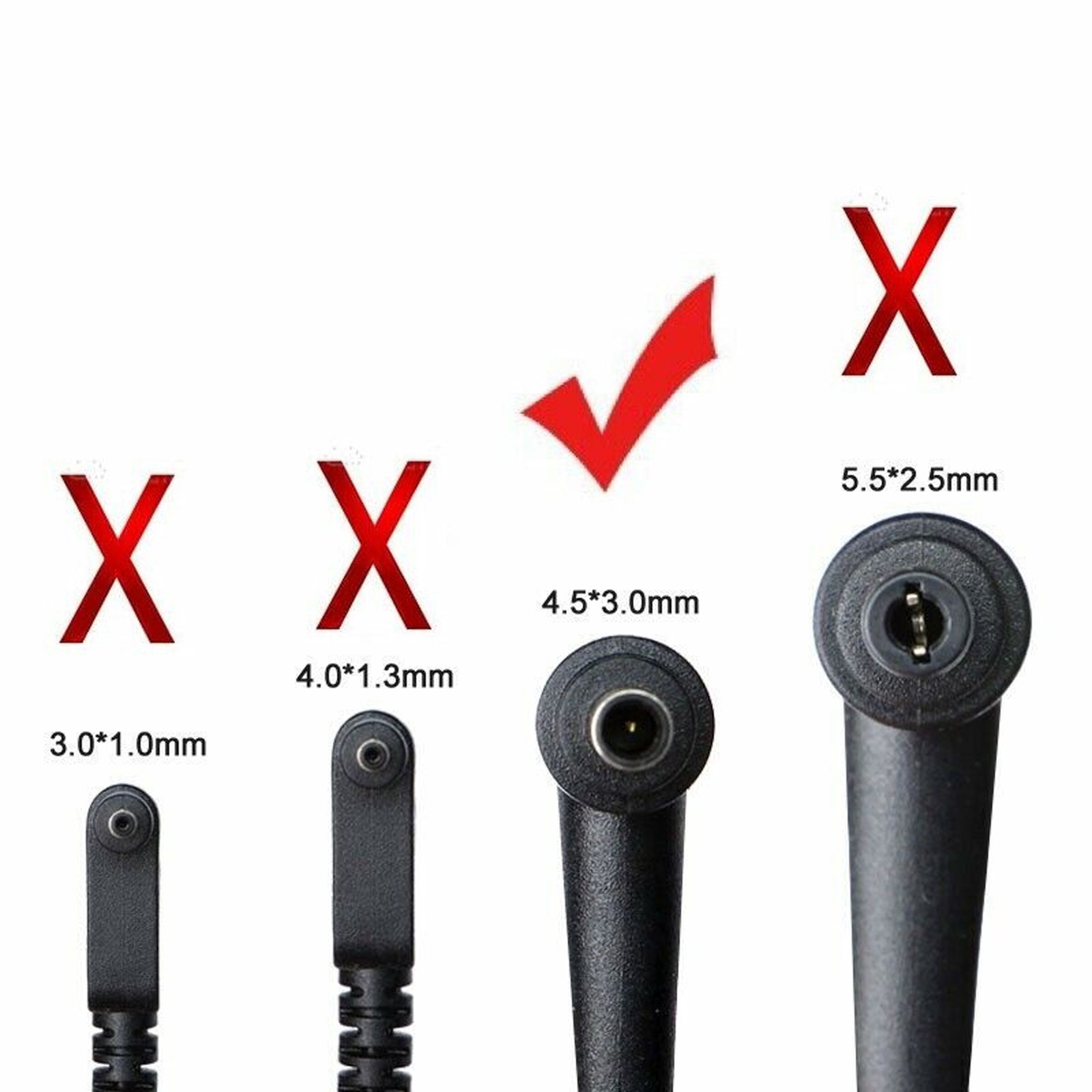 65W AC Adapter For ADP-65GD D 4.5mm Pin ASUS ExpertBook B1 B1400CEA ...