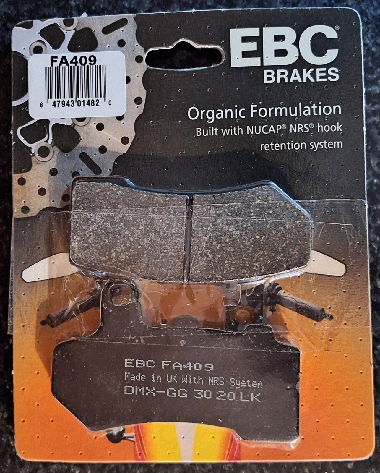 EBC - FA409 - Organic Brake Pads for sale online | eBay