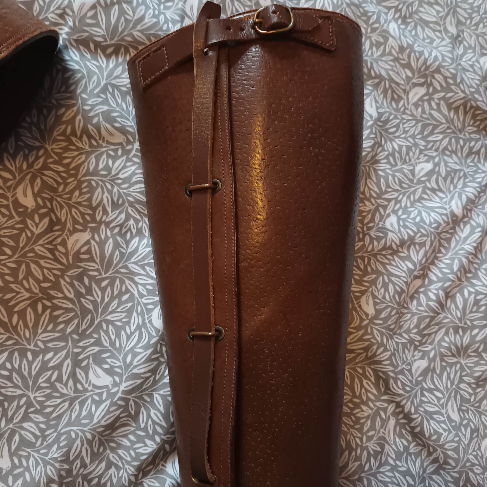 WW1 Leather Gaiters Very Good Condition - Fastenings Repaired | eBay UK