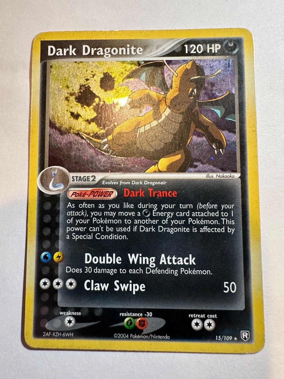 Dark Dragonite 15109 2004 Pokémon Card Ebay 4154