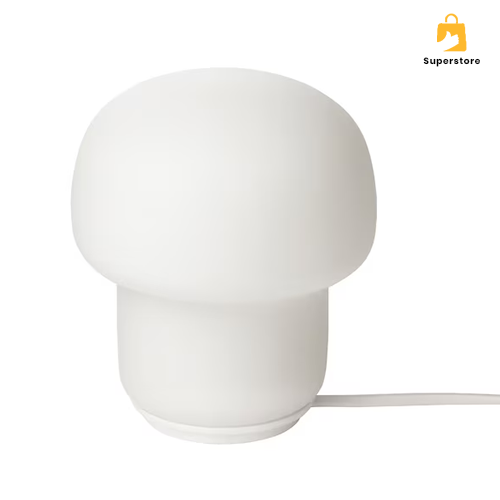 IKEA TOKABO Table Lamp Glass Opal Warm And Cozy Atmosphere Soft ...