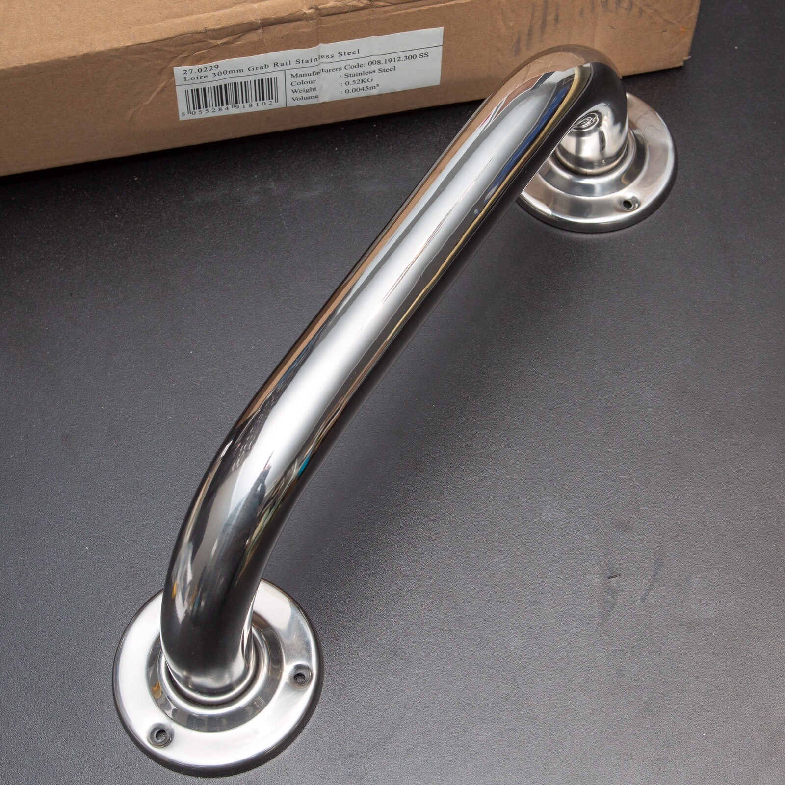 300mm Grab Rail Stainless Steel 40.0229 Eastbrook Grab Bar for sale ...