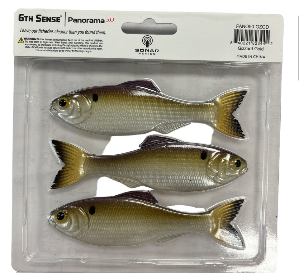 New in Package 6th Sense Panorama 5.0 inches Gizzard Gold | eBay