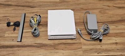 Nintendo Wii White Console RVL-001 Factory Reset Tested Bundle READ AND ...