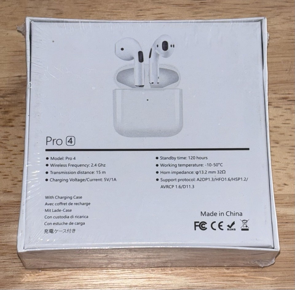 Pro 4 Earbuds True Wireless Stereo (Factory Sealed) | eBay
