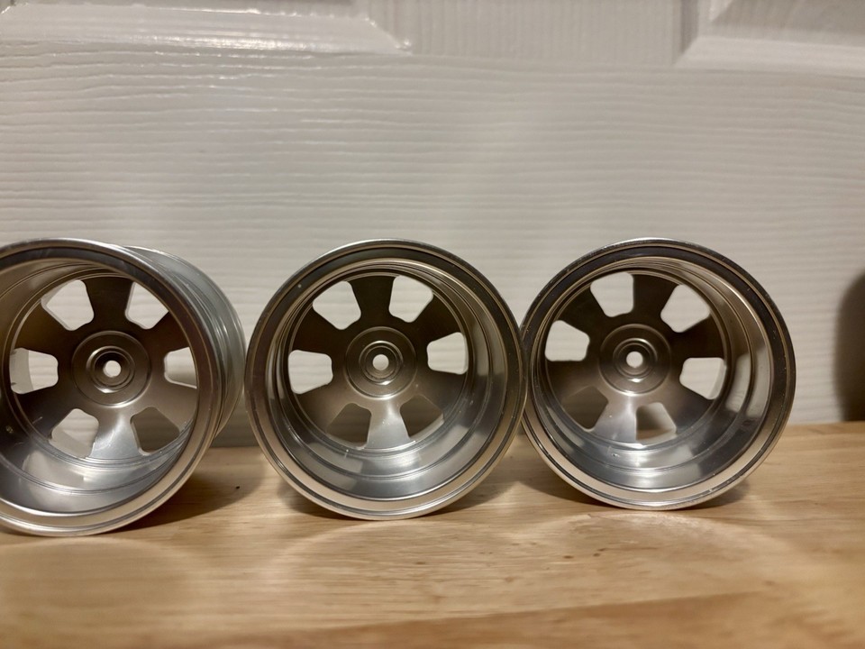 Vintage Aluminum 2.2 Truck RC Wheels Rims Custom Made Crawler Scale ...