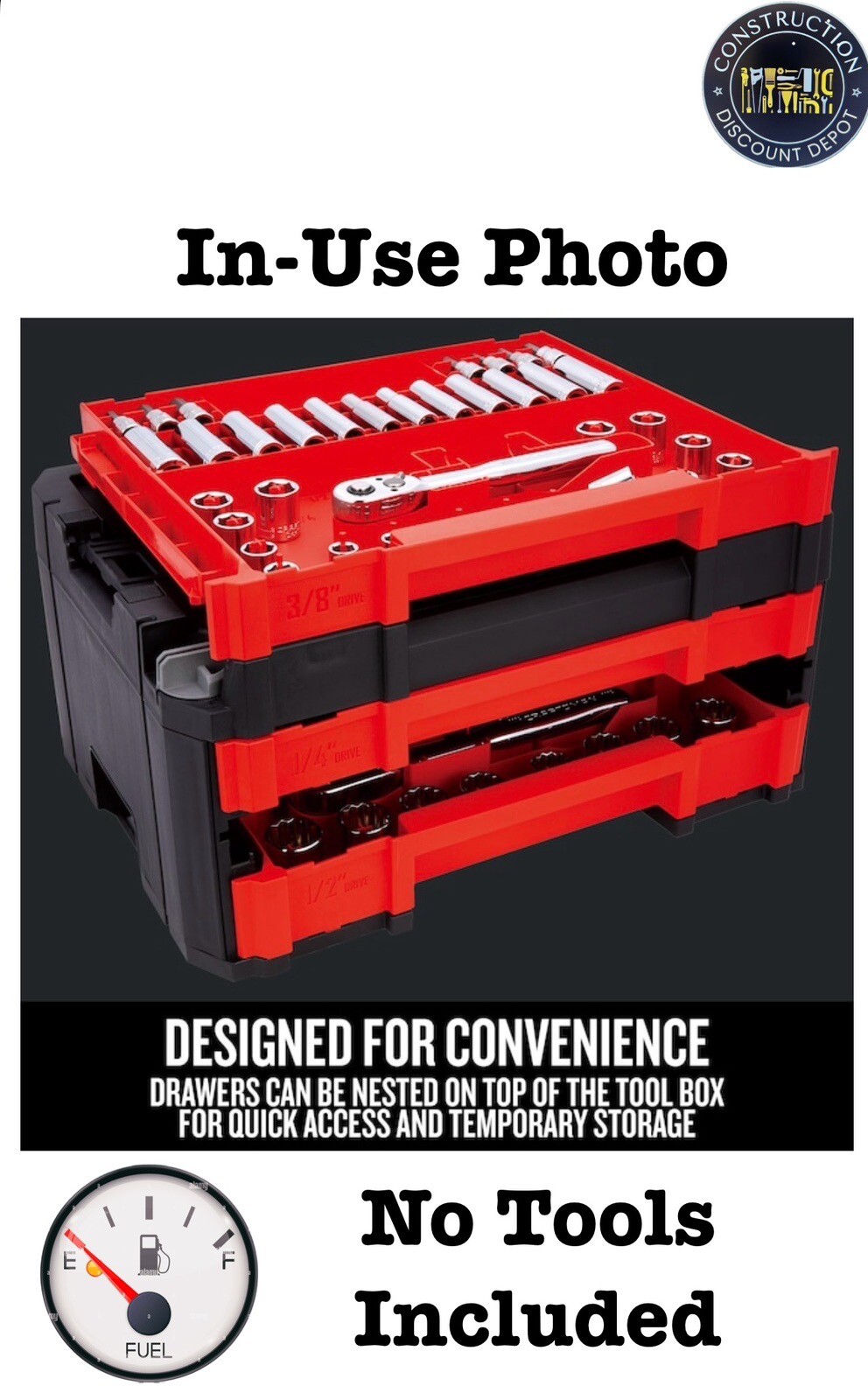 CRAFTSMAN 3 DRAWER TOOL CASE 230 PC VERSASTACK EMPTY **TOOLS NOT ...