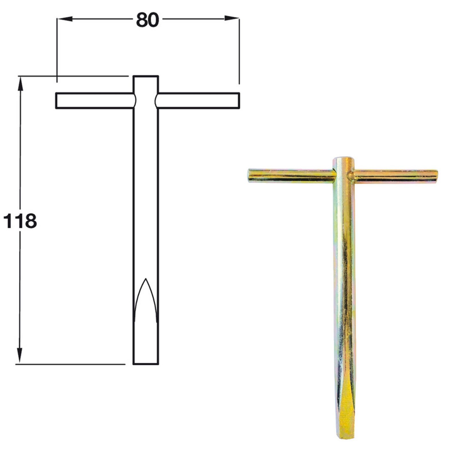 Hafele Zinc Plated Steel Mortice Budget Lock, Striking Plate & Tee Key ...