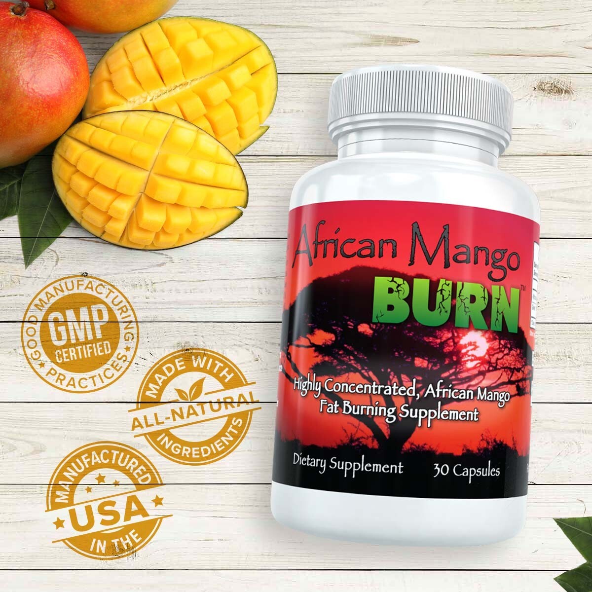 AFRICAN MANGO BURN / Pure Fat Burning Weight Loss Diet Pills | eBay