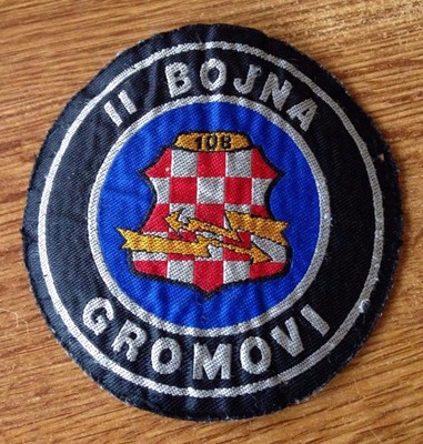 🔴CROATIA ARMY HVO 2. BATTALION THUNDERS - BRCKO rare sleeve patch🔴 | eBay