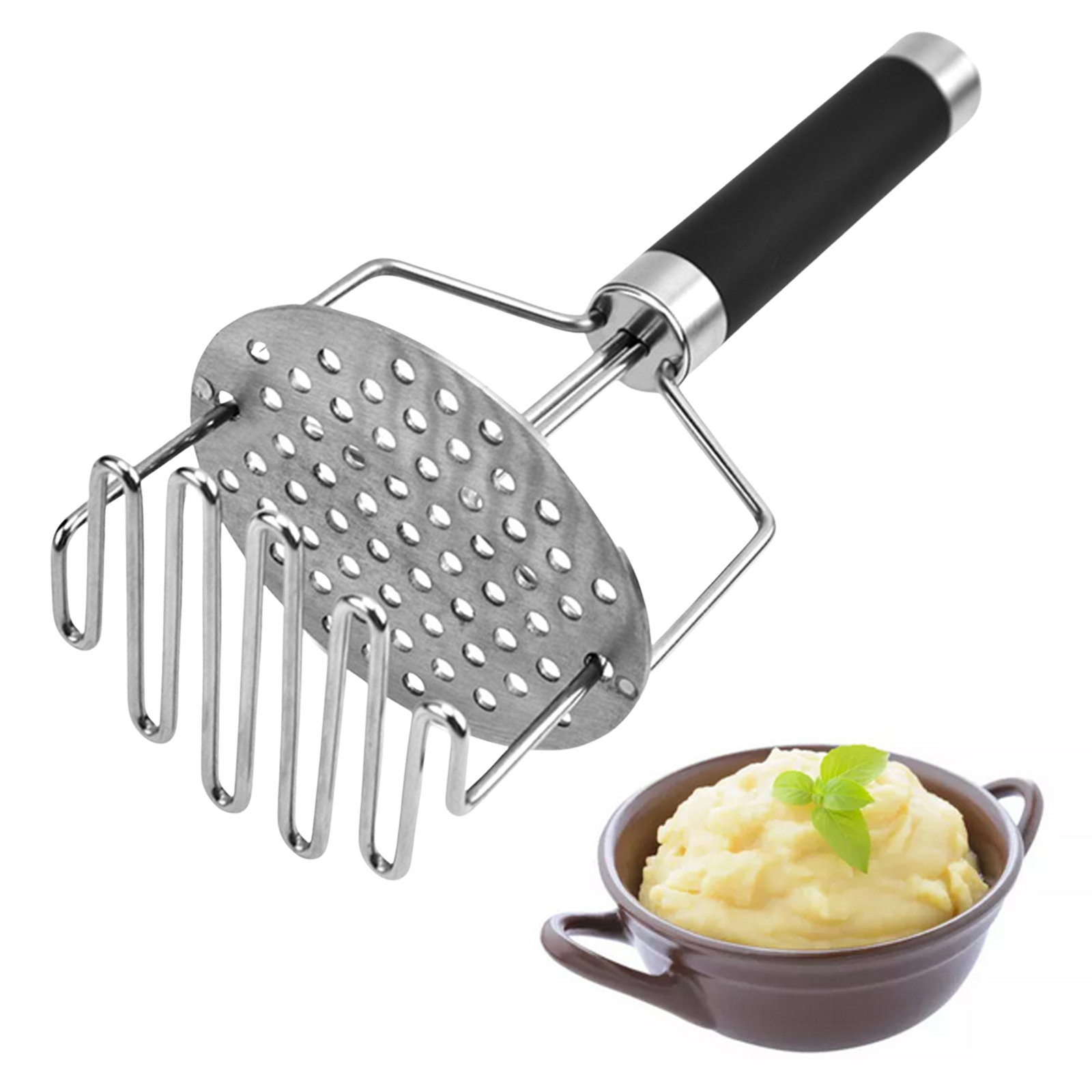 Hand Potato Stainless Steel Mashers Kitchen Tools Handheld Masher ...