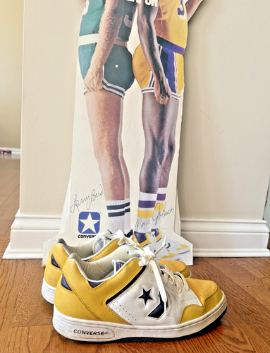 Vintage '86 MAGIC JOHNSON Converse Weapon Low Size 13 1986 LA Lakers | eBay