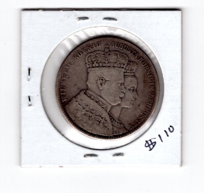 Prussia German States Thaler 1861 Coronation William I | eBay