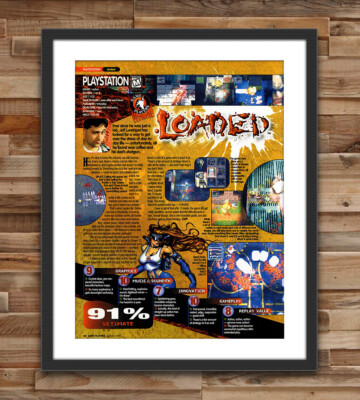 Loaded Playstation PS1 Glossy Review Poster Unframed G2796 | eBay