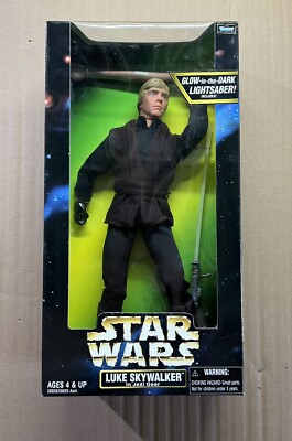 Star Wars Action Collection Luke Skywalker in Jedi Gear 12" Figure 1998 ...