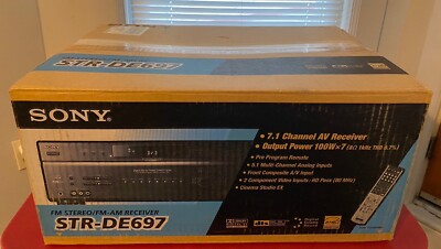 Sony STR-DE697 Home Theater A/V 7.1 Channel 250 Watt Receiver NEW Open ...