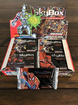 (1) Sealed Pack - 1993 Skybox Marvel Universe Series 4 W/ Bonus Foil ...