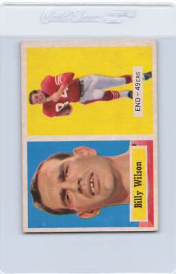 1957 Topps #42 Billy Wilson 49ers VG/EX *DA-A6074 | eBay