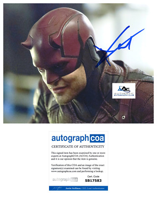 CHARLIE COX AUTOGRAPH SIGNED 8X10 PHOTO DAREDEVIL MATT MURDOCK ACOA | eBay